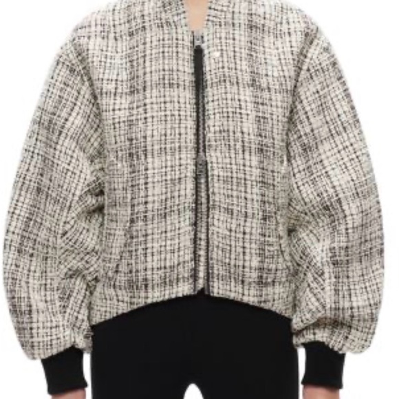 Shoreditch Ski Club | Jackets & Coats | Elegant Plaid Bomber Jacket In ...